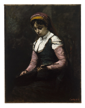 Girl with Mandolin - Saint Louis Art Museum