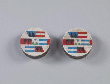 Pair of Double-sided Ear Spools (iziquaza/amashaza) - Saint Louis Art ...