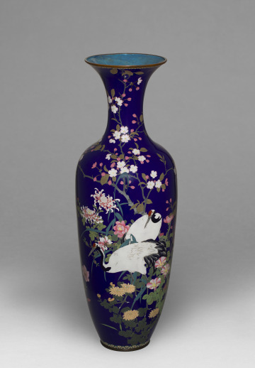 Vase with Design of Seasonal Flowers - Saint Louis Art Museum