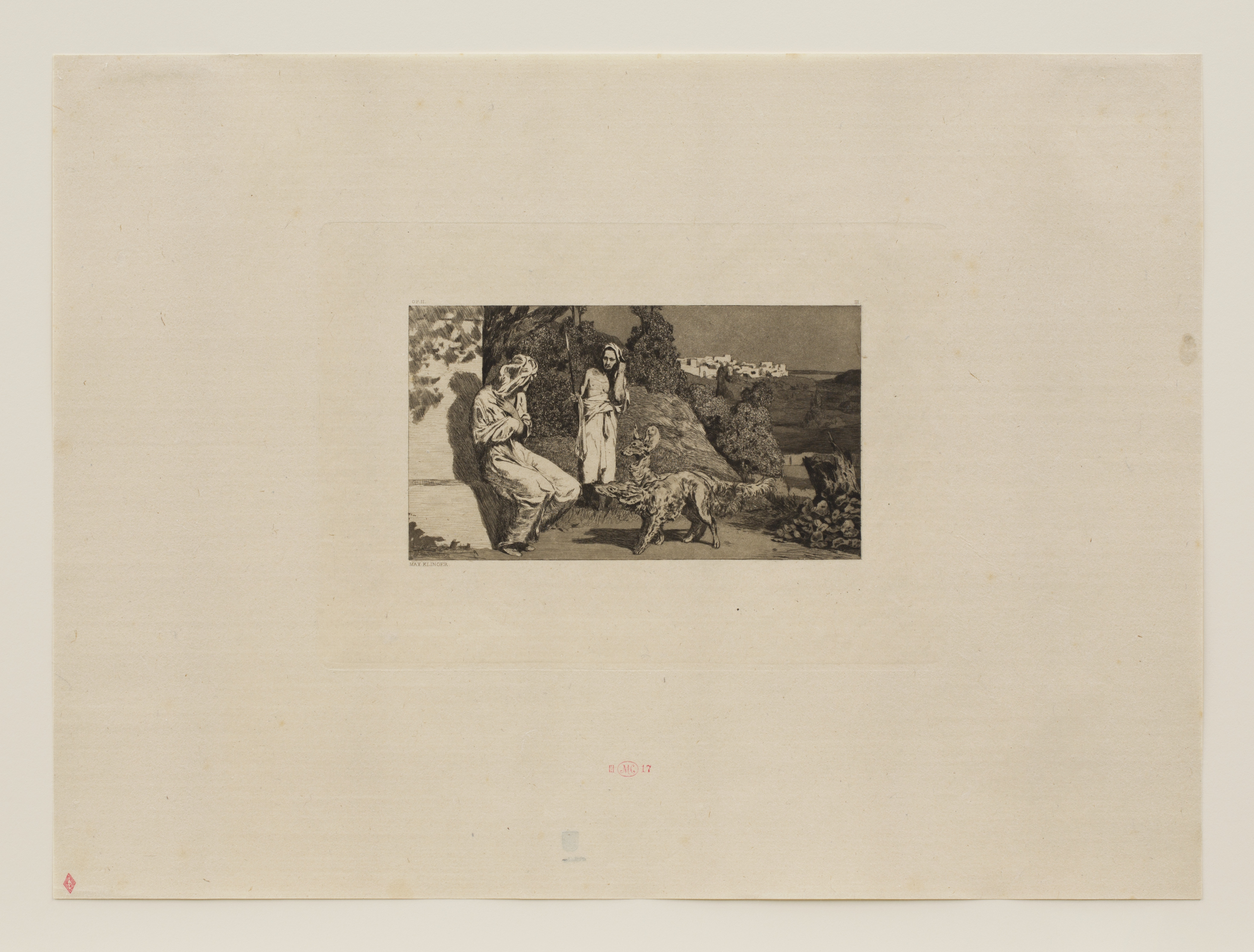 Pyramus and Thisbe II, plate 3 from the series "Rescue of Ovid's ...