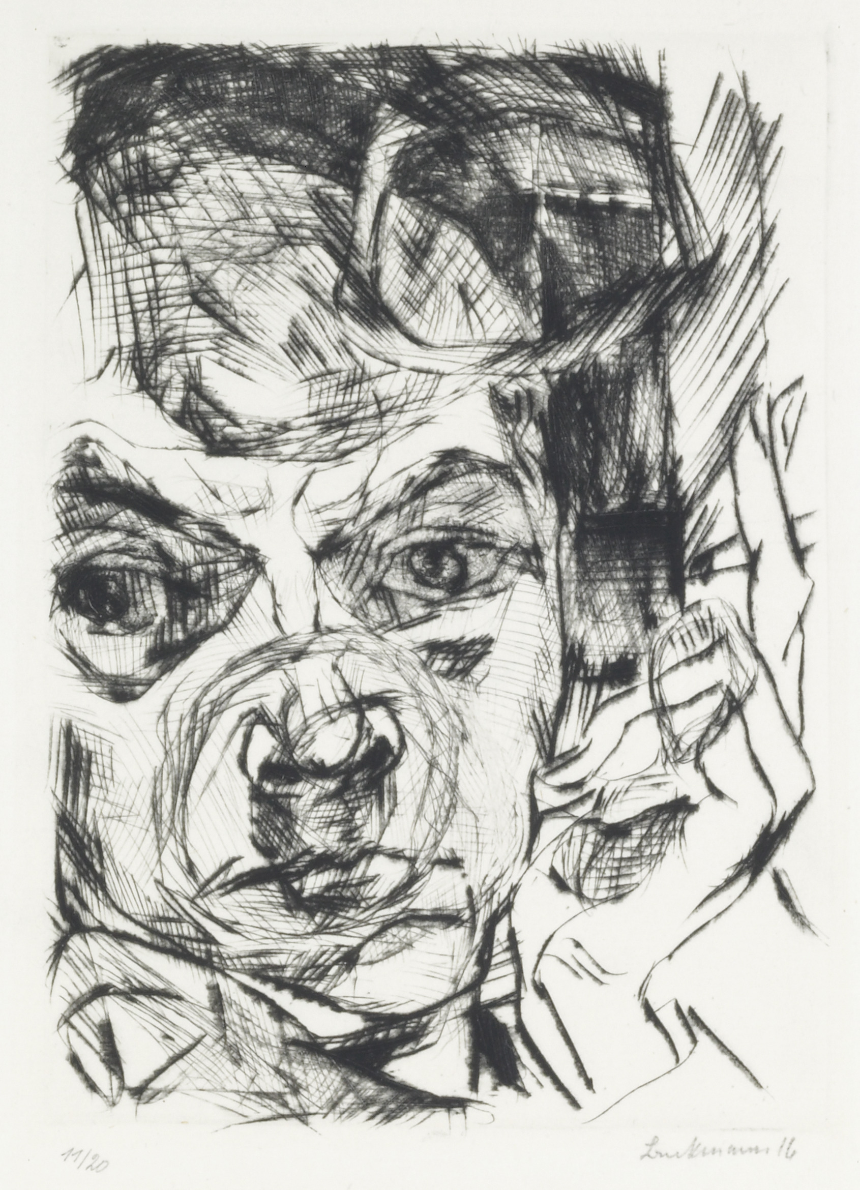 The Smoker (Self-Portrait) - Saint Louis Art Museum
