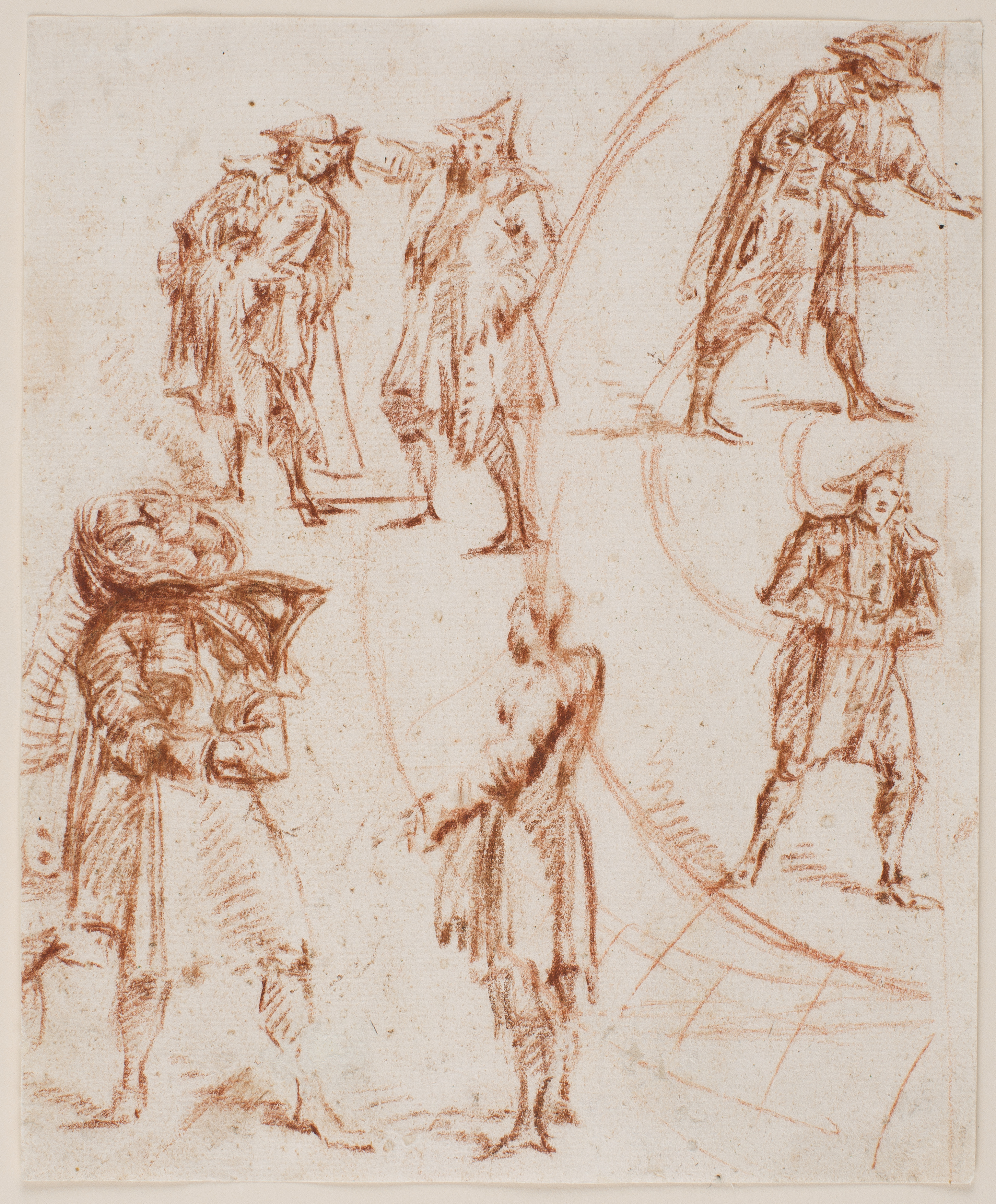Studies of Six Figures - Saint Louis Art Museum