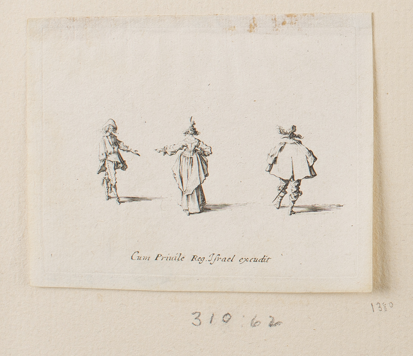 A Lady, Right Hand on Hip, Left Extended, Viewed from behind, between ...