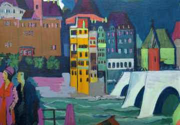 Basel with the Rhine - Saint Louis Art Museum