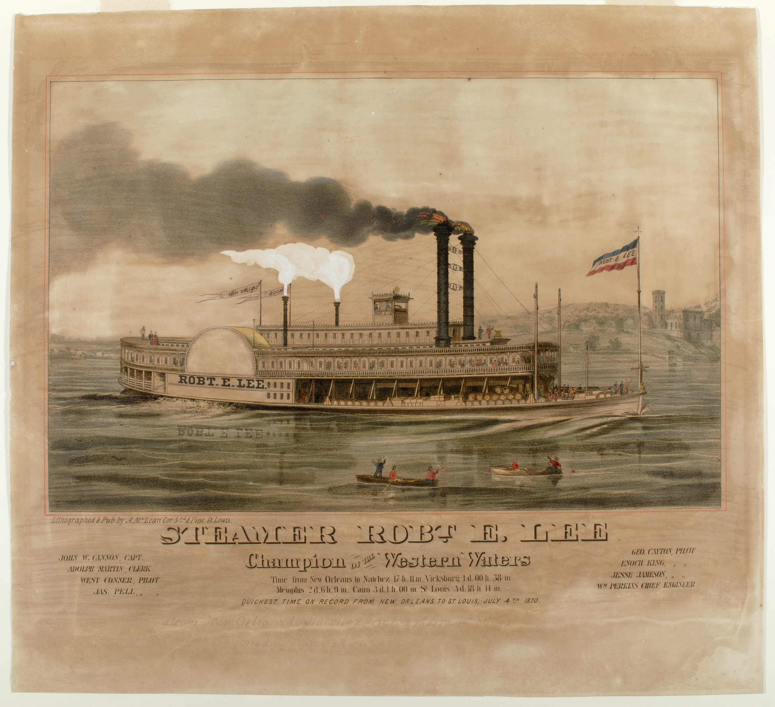Steamer Robert E. Lee - Saint Louis Art Museum