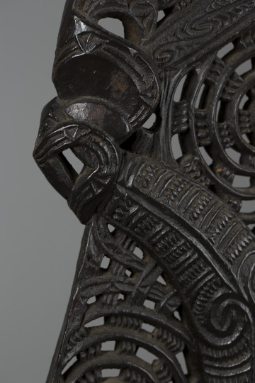 War Canoe Sternpost (taurapa) - Saint Louis Art Museum