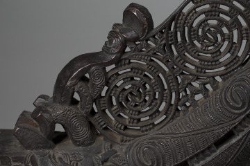 War Canoe Sternpost (taurapa) - Saint Louis Art Museum