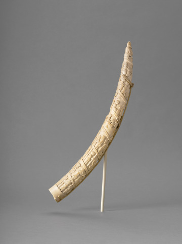 Carved tusk - Saint Louis Art Museum