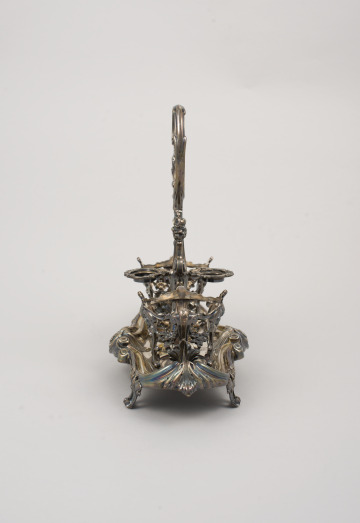 Cruet Frame, Part of Cruet Frame, Bottles and Stoppers - Saint Louis ...