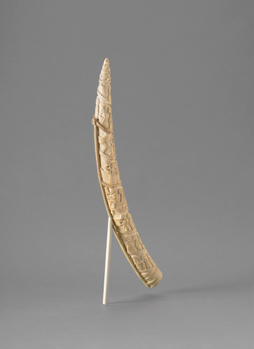 Carved tusk - Saint Louis Art Museum
