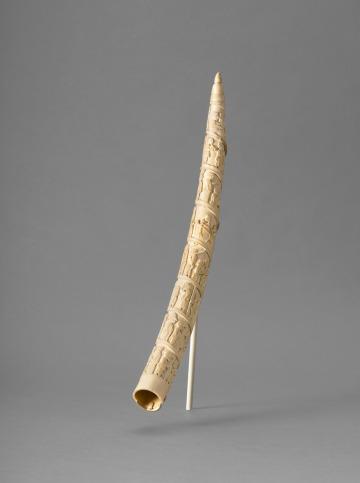 Carved tusk - Saint Louis Art Museum