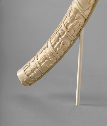 Carved tusk - Saint Louis Art Museum
