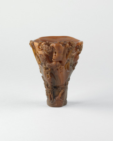 Rhyton with Design of Figures in a Landscape - Saint Louis Art Museum