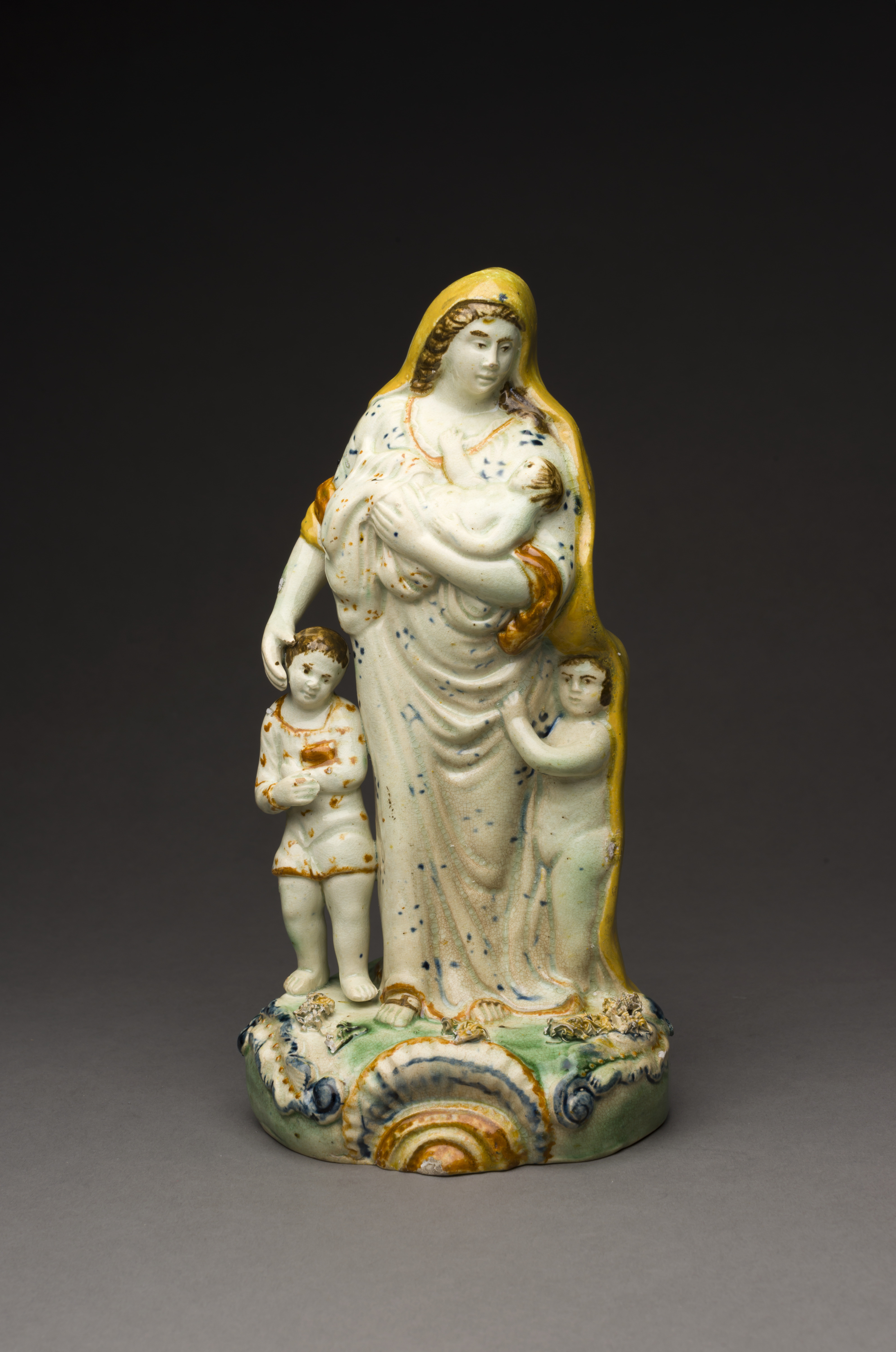 Figurine, Allegorical Figure of "Charity" - Saint Louis Art Museum