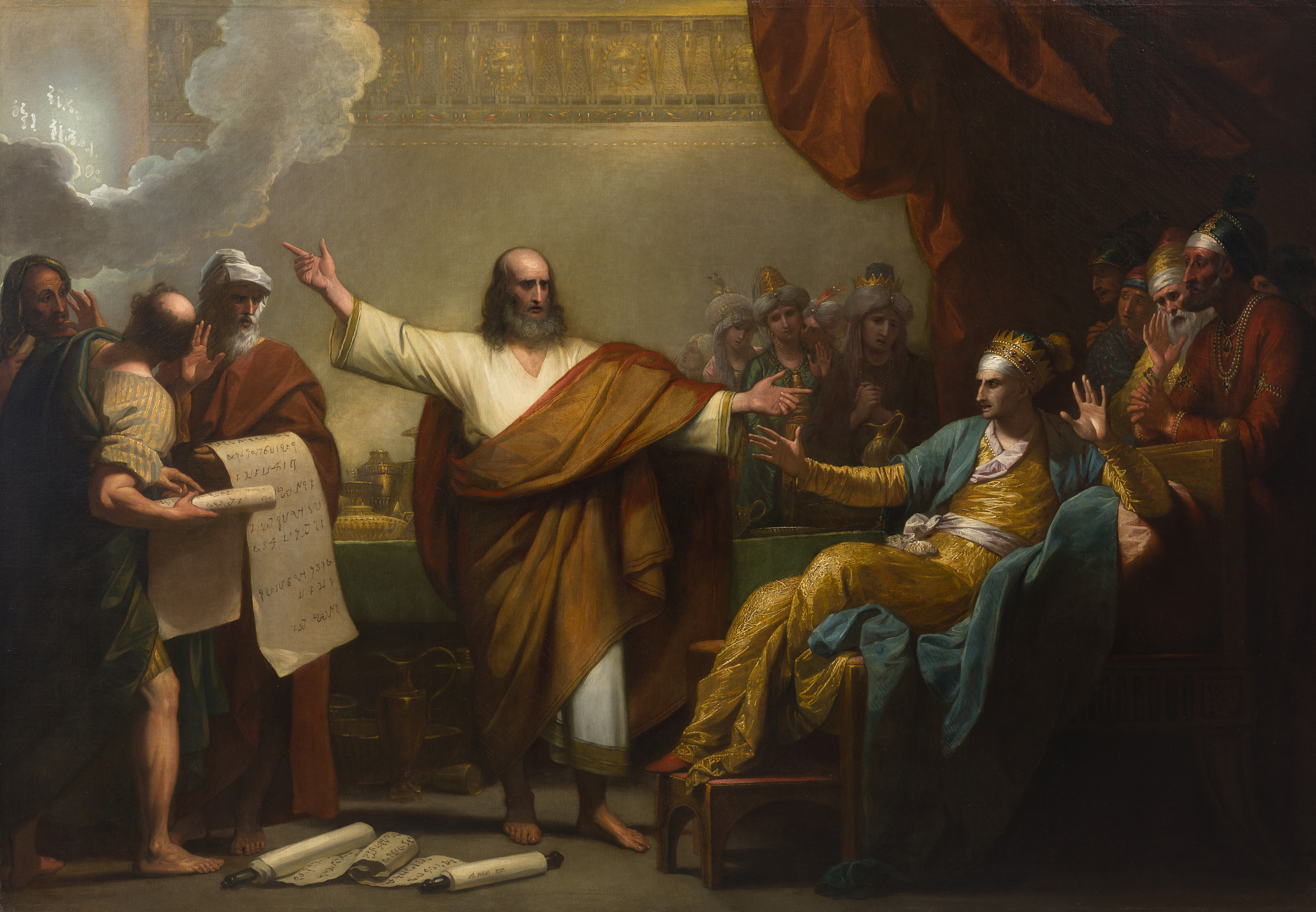 Daniel Interpreting to Belshazzar the Writing on the Wall - Saint Louis ...