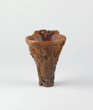 Rhyton with Design of Figures in a Landscape - Saint Louis Art Museum