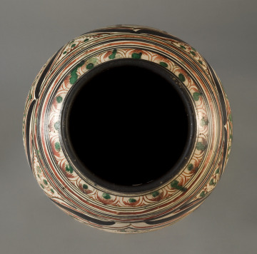 Jar (guan) with Design of Figural Compositions within Four Ogival ...