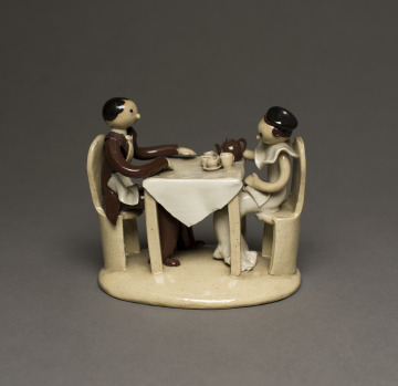 Two Figures at Tea Table - Saint Louis Art Museum
